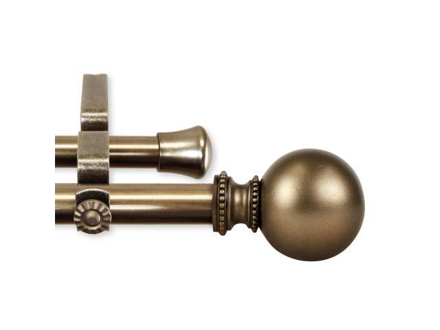 Click here for Lex Double Curtain Rod 13/16 inch 66-120 - Antique... prices