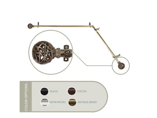 Click here for 13/16 inch Ruston Corner Window Curtain Rod 28-48... prices