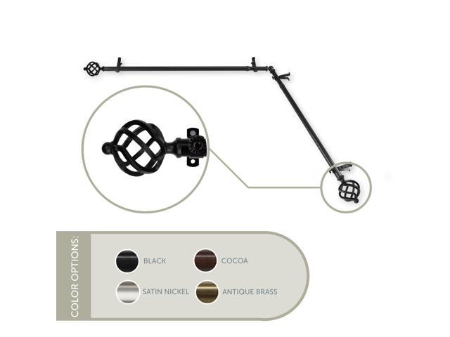 Click here for Roman Corner Window Curtain Rod 13/16 inch 28-48 -... prices