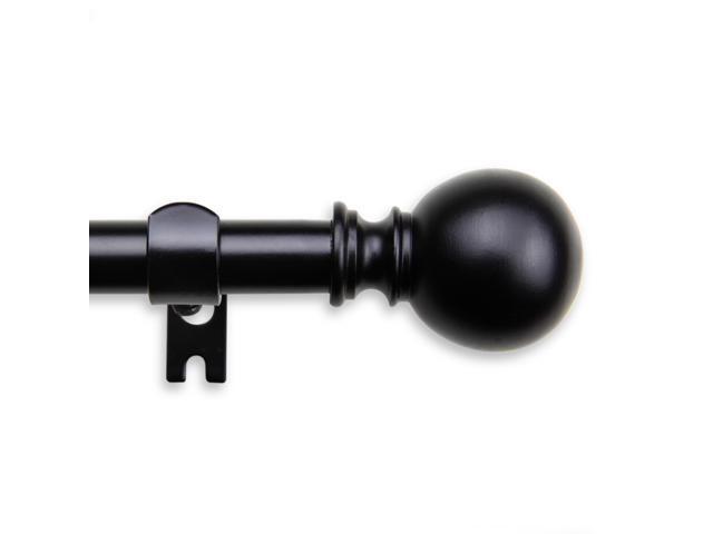 Click here for Mona Curtain Rod 5/8 inch 84-120 Inch - Black prices