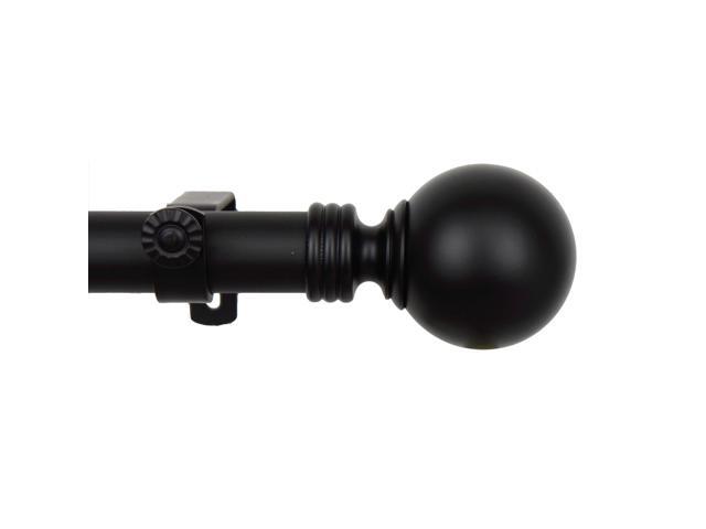 Click here for Round Curtain Rod 1 inch 48-84 inch - Black prices