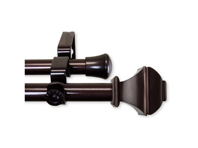Click here for Maryland Double Curtain Rod 13/16 inch 48-84 - Coc... prices