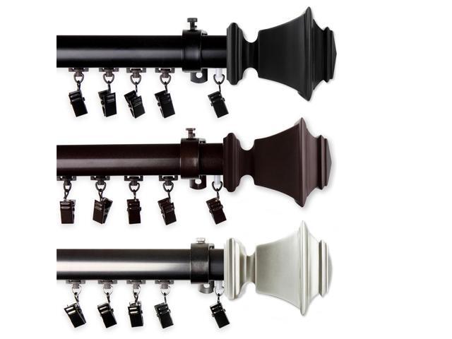 Click here for Norma Cordless Traverse Rod 28-48 - Satin Nickel prices