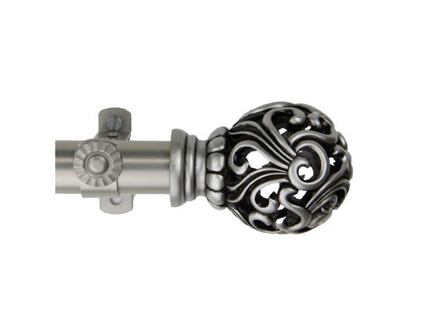 Click here for Cilla Curtain Rod 13/16 inch 48-84 - Satin Nickel prices