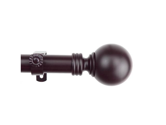 Click here for Round Curtain Rod 1 inch 160-240 inch - Mahogany prices