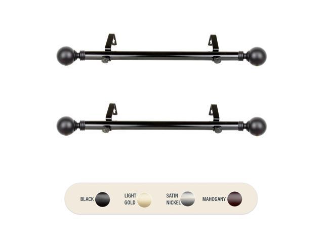 Click here for Round 1 inch Side Curtain Rod 12-20 inch long (Set... prices