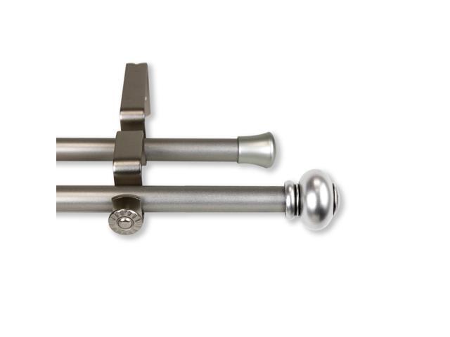 Click here for Carl Double Curtain Rod 5/8 inch 28-48 Inch - Sati... prices