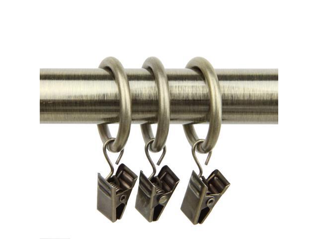 Click here for Decorative 1 inch Ring with Clip (Set of 10) - Ant... prices