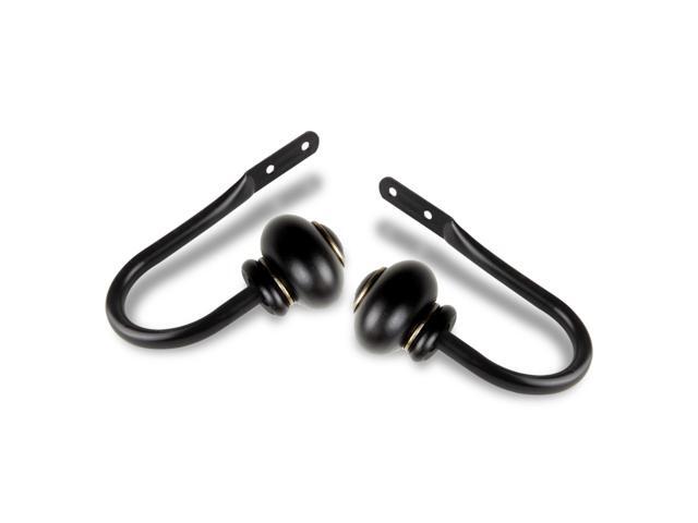 Click here for Carl Curtain Rod Holdback - Black prices