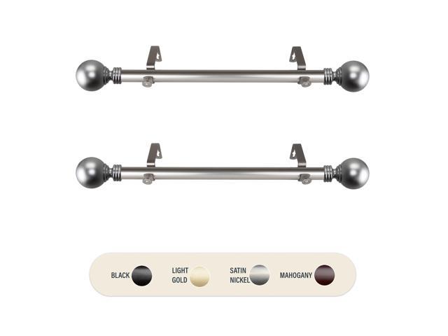 Click here for Round 1 inch Side Curtain Rod 12-20 inch long (Set... prices