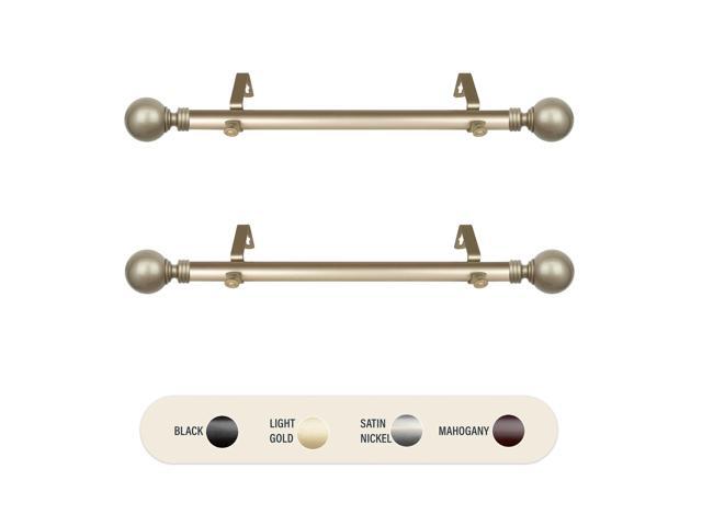 Click here for Round 1 inch Side Curtain Rod 12-20 inch long (Set... prices