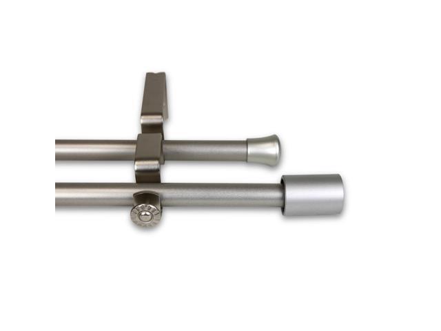 Click here for Bertha Double Curtain Rod 5/8 inch 28-48 Inch - Sa... prices