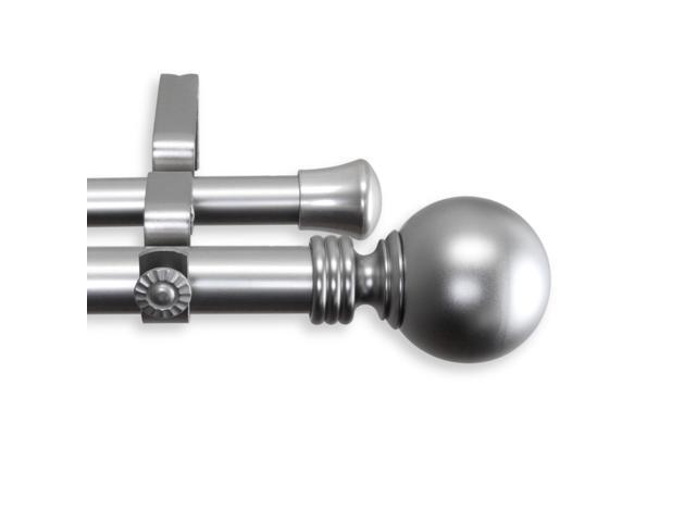 Click here for Round Double Curtain Rod 1 inch 160-240 inch - Sat... prices