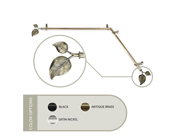 Click here for Eve Corner Window Curtain Rod 13/16 inch 120-170 -... prices