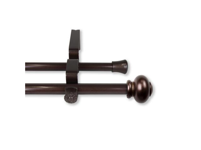 Click here for Carl Double Curtain Rod 5/8 inch 28-48 Inch - Coco... prices