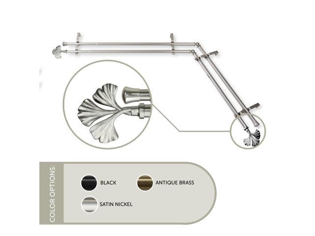 Click here for 13/16 inch Maidenhair Corner Window Double Curtain... prices