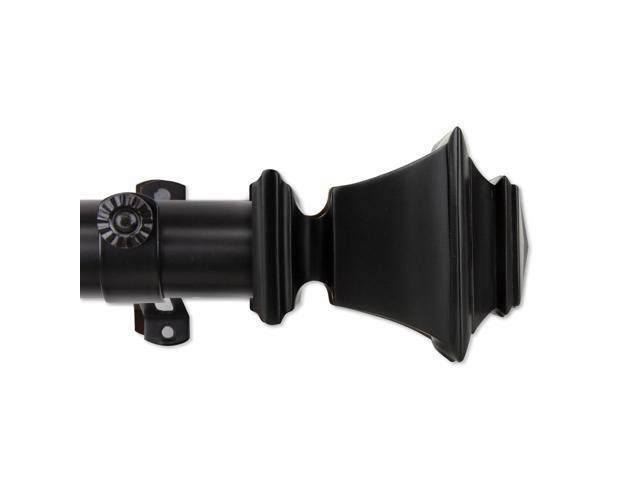 Click here for Norma Curtain Rod 1.5 inch 115 - 165 long - Black prices