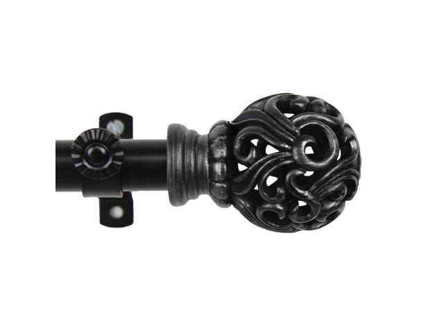 Click here for Cilla Curtain Rod 13/16 inch 28-48 - Black prices