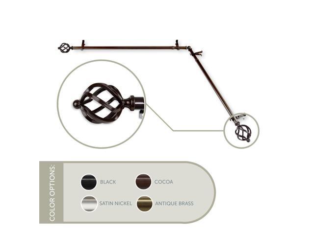 Click here for Roman Corner Window Curtain Rod 13/16 inch 48-84 -... prices