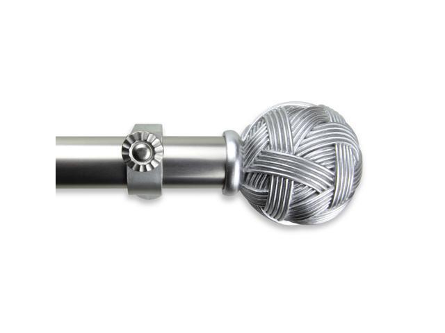 Click here for Zitta Curtain Rod 1 inch 48-84 inch - Satin Nickel prices