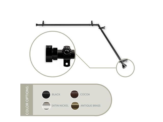 Click here for Thornhill Corner Window Curtain Rod 13/16 inch 28-... prices