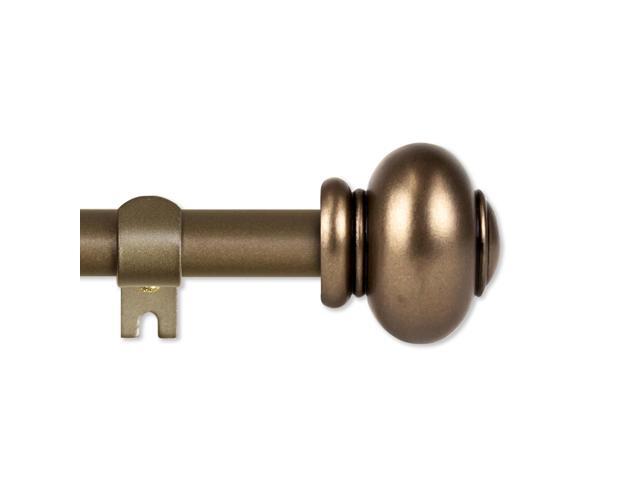 Click here for Carl Curtain Rod 5/8 inch 48-84 Inch - Antique Gol... prices