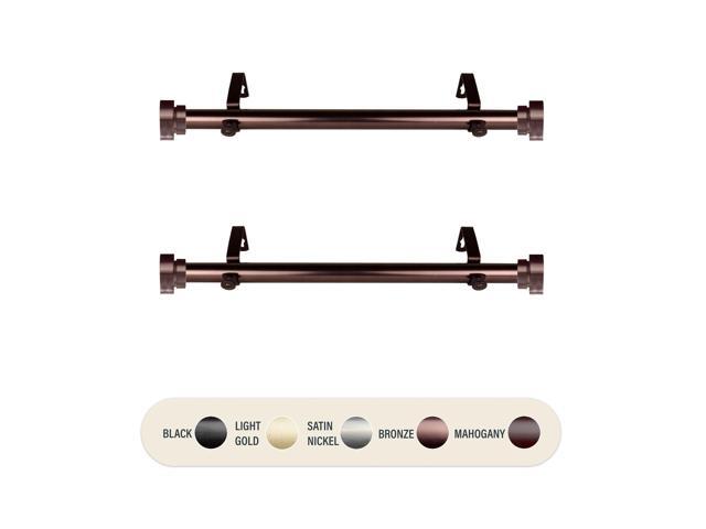 Click here for Basic 1 inch Side Curtain Rod 12-20 inch long (Set... prices
