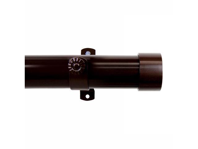 Click here for Sims Curtain Rod 1.5 inch 66 - 115 long - Cocoa prices