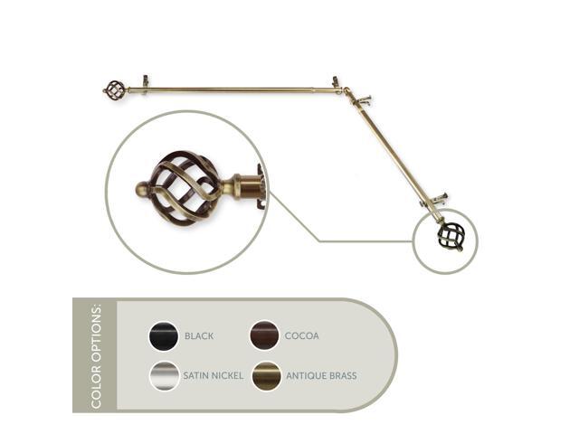 Click here for Roman Corner Window Curtain Rod 13/16 inch 120-170... prices