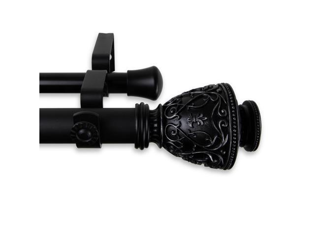 Click here for Virginia Double Curtain Rod 1 inch 66-120 inch - B... prices