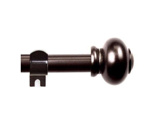Click here for Carl Curtain Rod 5/8 inch 84-120 Inch - Cocoa prices