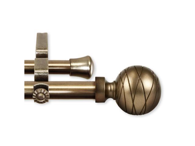 Click here for Lynn Double Curtain Rod 13/16 inch 120-170 - Antiq... prices