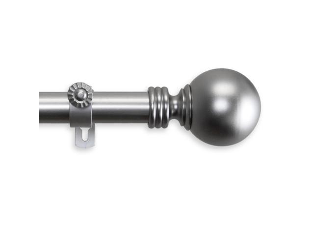 Click here for Round Curtain Rod 1 inch 120-170 inch - Satin Nick... prices