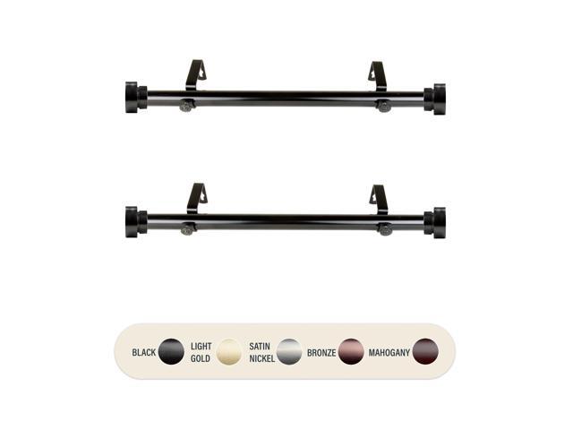Click here for Basic 1 inch Side Curtain Rod 12-20 inch long (Set... prices