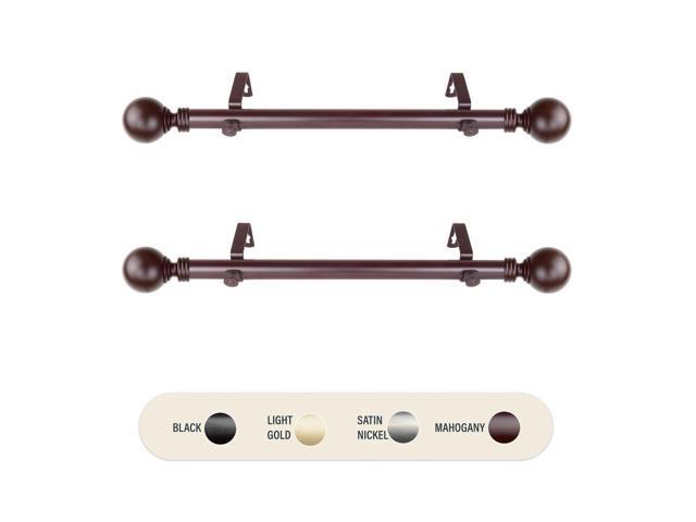 Click here for Round 1 inch Side Curtain Rod 12-20 inch long (Set... prices