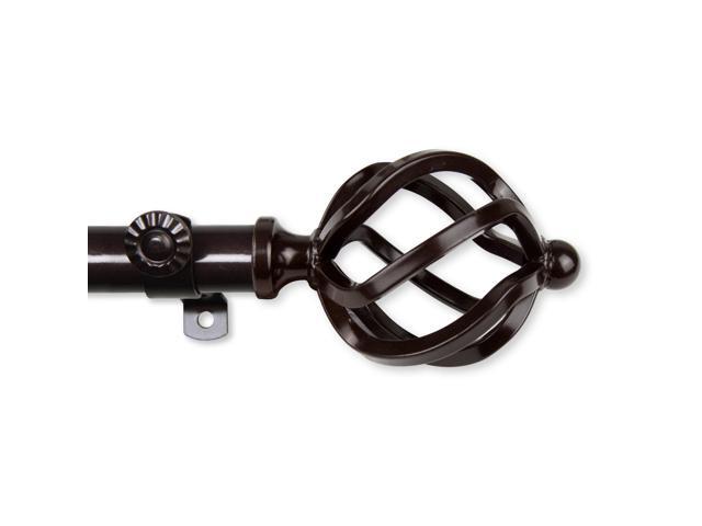 Click here for Roman Curtain Rod 13/16 inch 28-48 - Cocoa prices