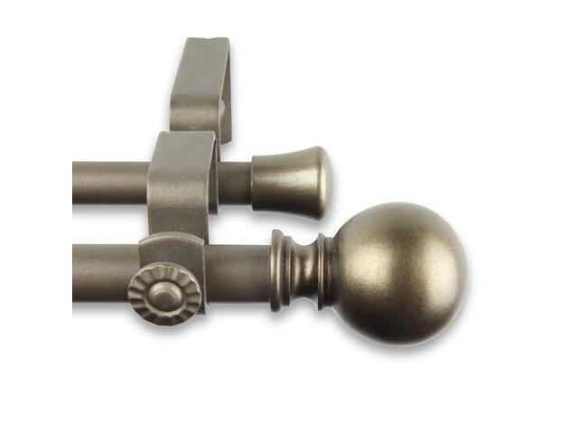 Click here for Mona Double Curtain Rod 5/8 inch 28-48 Inch - Anti... prices