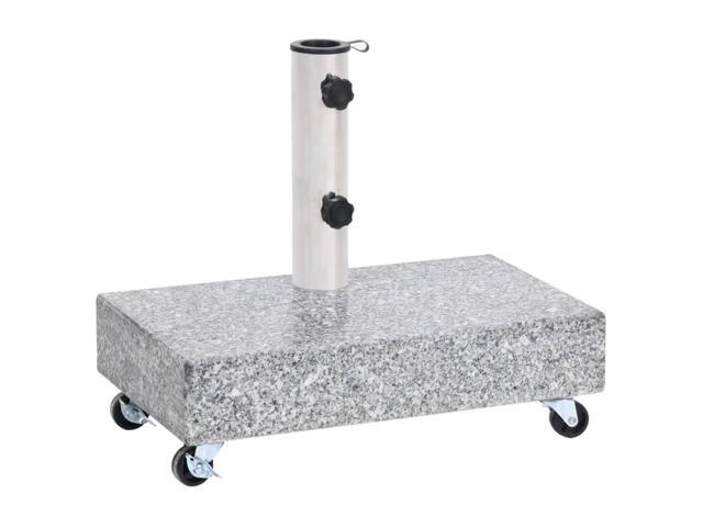 Click here for vidaXL Umbrella Base Light Gray 17.7x9.8x3.3 Grani... prices