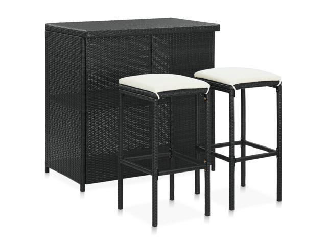 Click here for vidaXL Bar Set 3 Piece High Top Counter Height Tab... prices