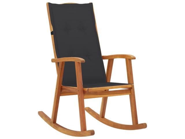 Click here for vidaXL Rocking Chair with Cushions Solid Acacia Wo... prices