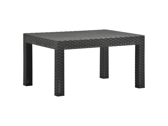 Click here for vidaXL Garden Table Anthracite 22.8x22.8x16.1 PP prices