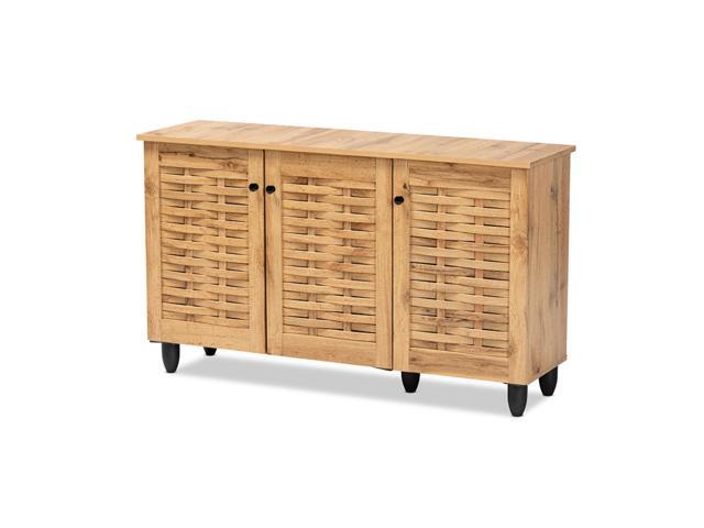 Click here for Baxton Studio Winda Modern and Contemporary Oak Br... prices