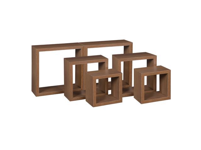 Click here for Niche Soho 6 Piece Wall Shelf Set - Urban Walnut prices