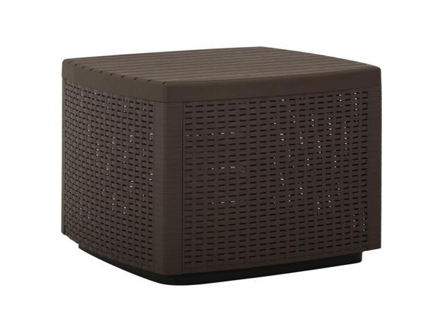 Click here for vidaXL Garden Table Mocha 20.9x20.9x15.7 Plastic prices