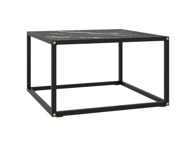 Click here for vidaXL Tea Table Black with Black Marble Glass 23.... prices