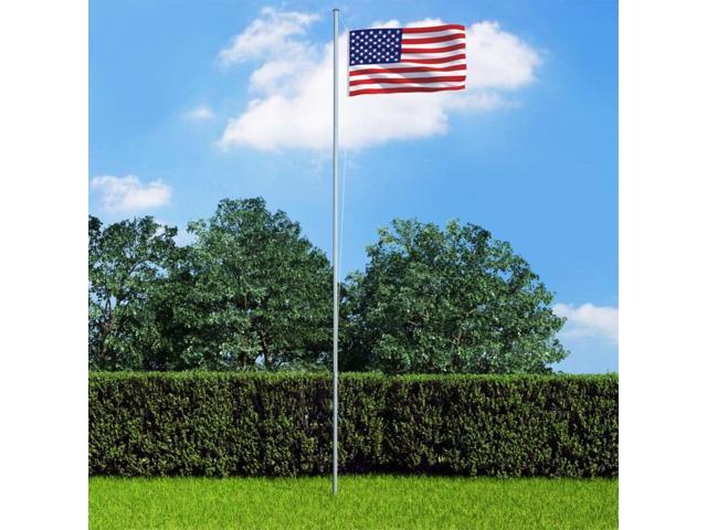 Click here for vidaXL US Flag and Pole Aluminum 244.1 prices