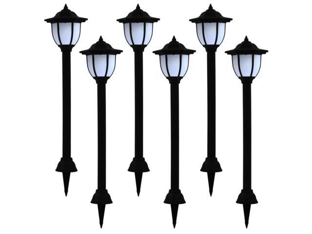Click here for vidaXL Outdoor Solar Lamps 6 pcs LED Black prices