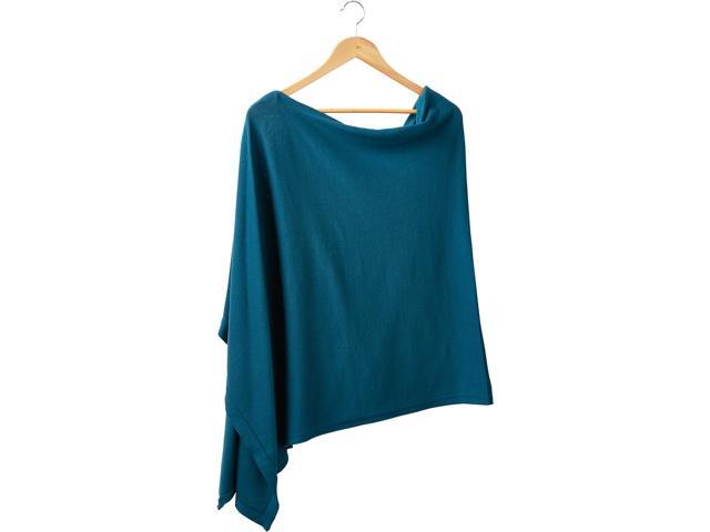Click here for Tickled Pink Solid Cotton Poncho  Teal prices