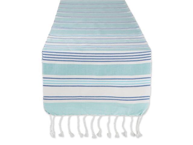 Click here for DII Tidal Stripe Fouta Table Runner 14x72 prices