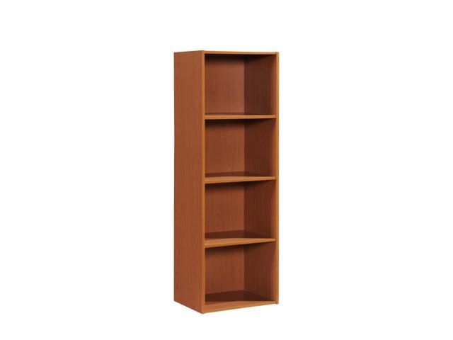 Click here for Hodedah 4-Shelf Bookcase in Cherry prices